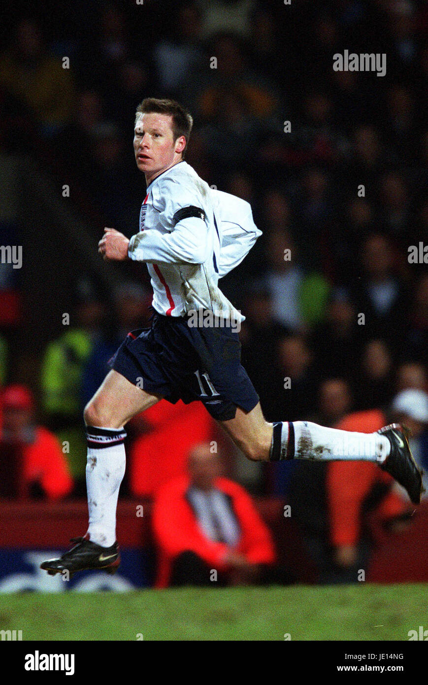 NICK BARMBY ENGLAND & LIVERPOOL FC VILLA PARK BIRMINGHAM 28 February ...