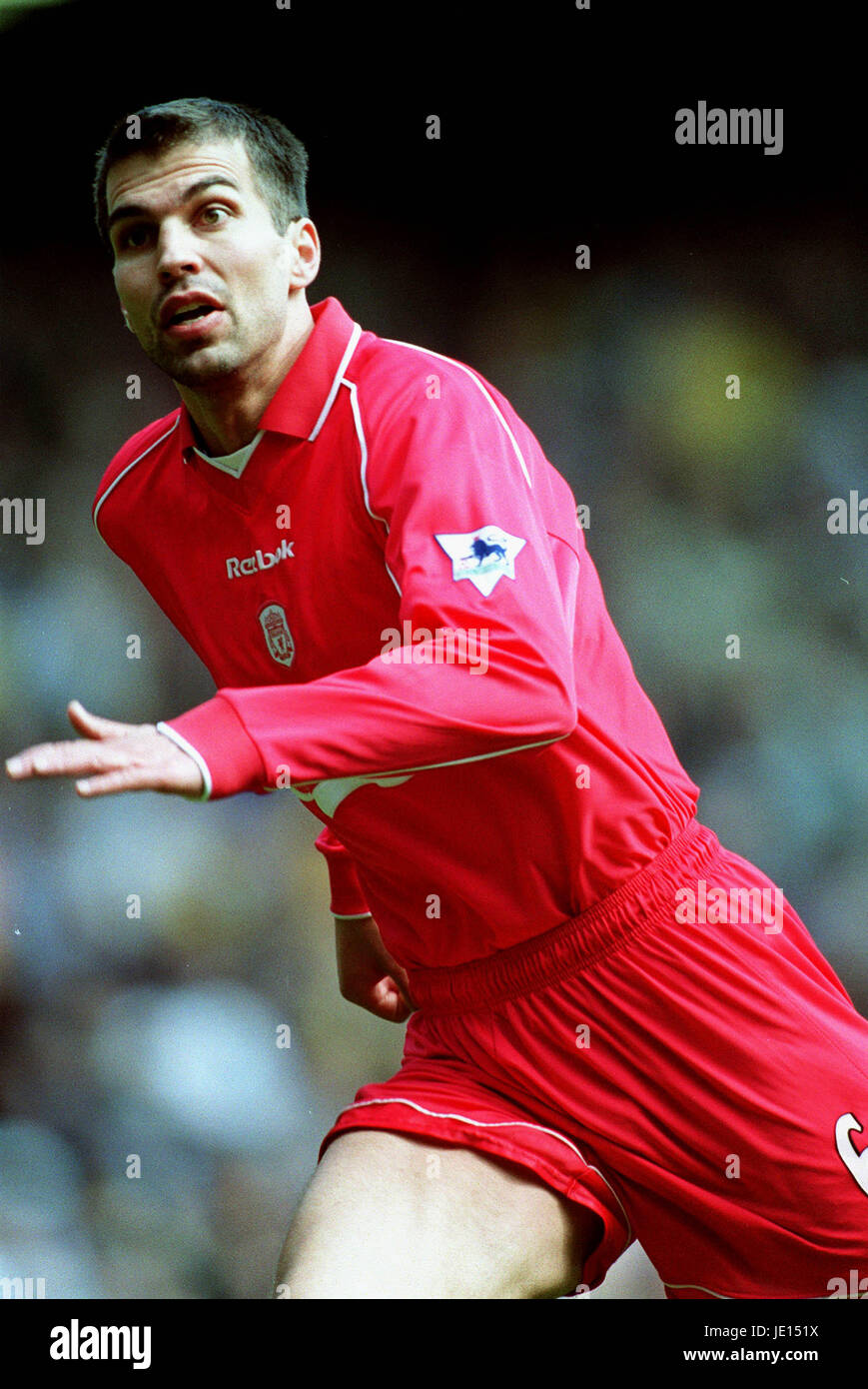 MARKUS BABBEL LIVERPOOL FC ANFIELD LIVERPOOL 13 April 2001 Stock Photo ...