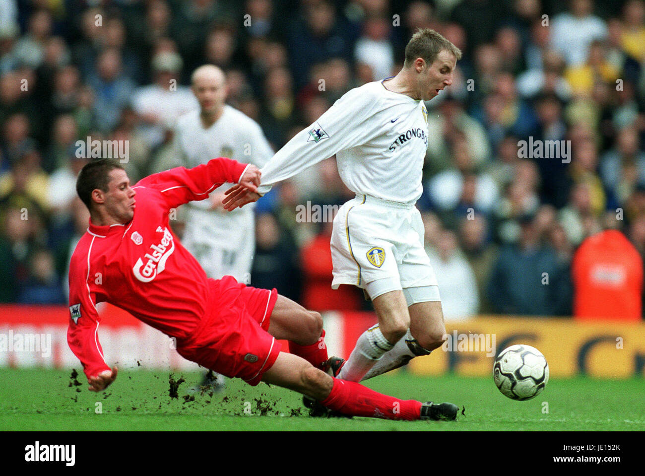 LEE BOWYER & JAMIE CARRAGHER LIVERPOOL V LEEDS UNITED ANFIELD LIVERPOOL ...