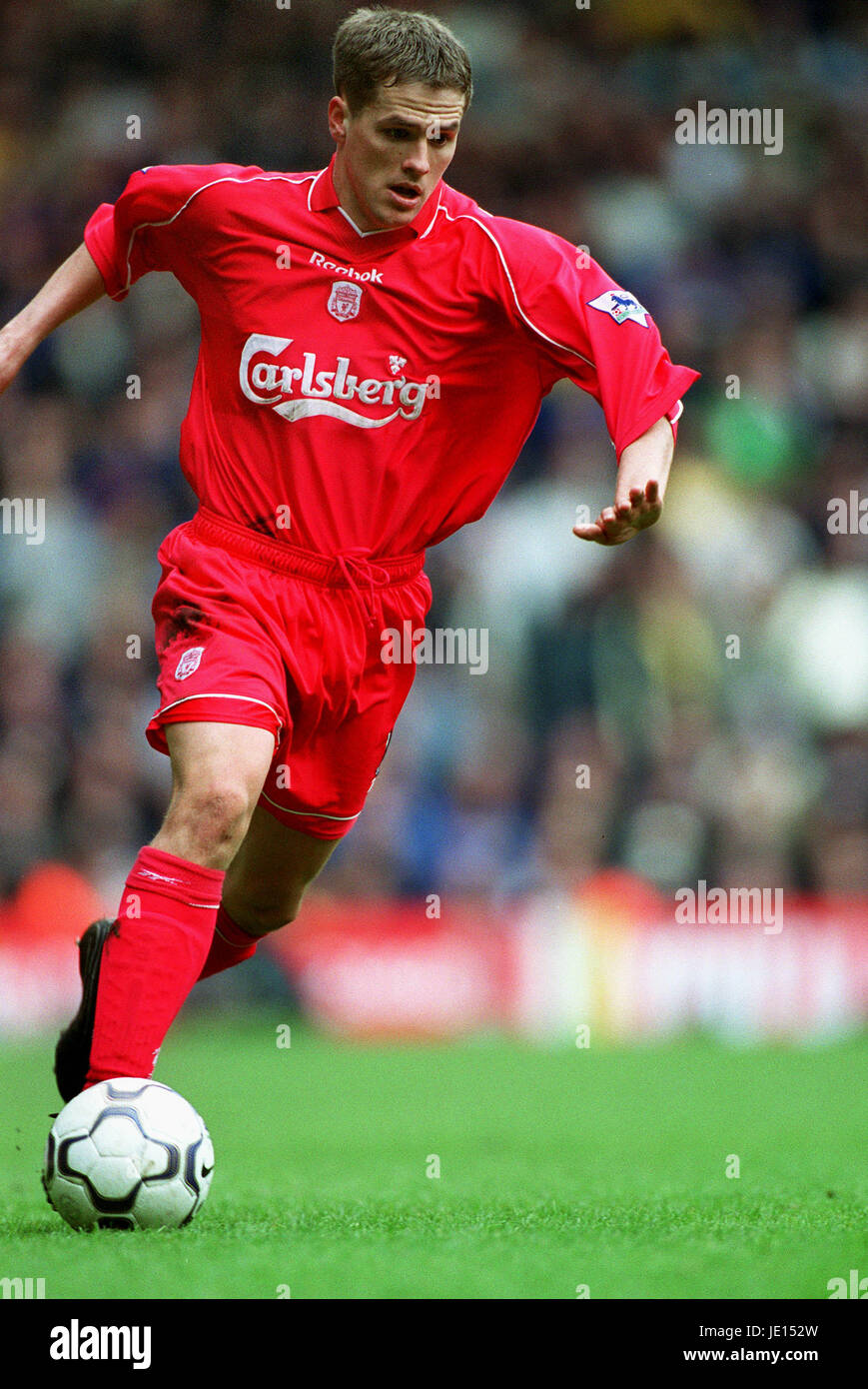 MICHAEL OWEN LIVERPOOL FC ANFIELD LIVERPOOL 13 April 2001 Stock Photo ...