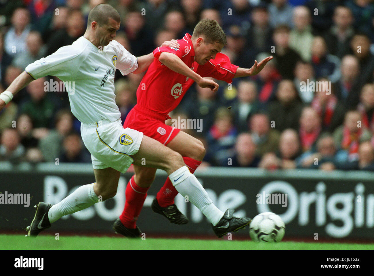 DOMINIC MATTEO & MICHAEL OWEN LIVERPOOL V LEEDS UNITED ANFIELD ...