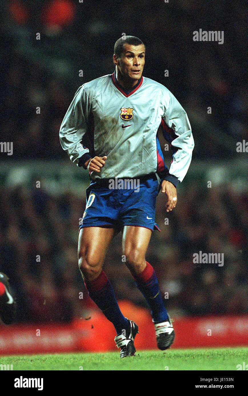 RIVALDO FC BARCELONA ANFIELD LIVERPOOL ENGLAND 12 April 2001 Stock ...