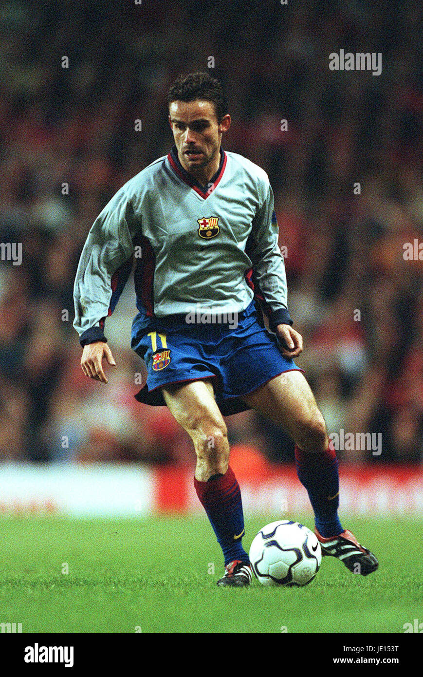 MARC OVERMARS FC BARCELONA ANFIELD LIVERPOOL ENGLAND 12 April 2001 ...