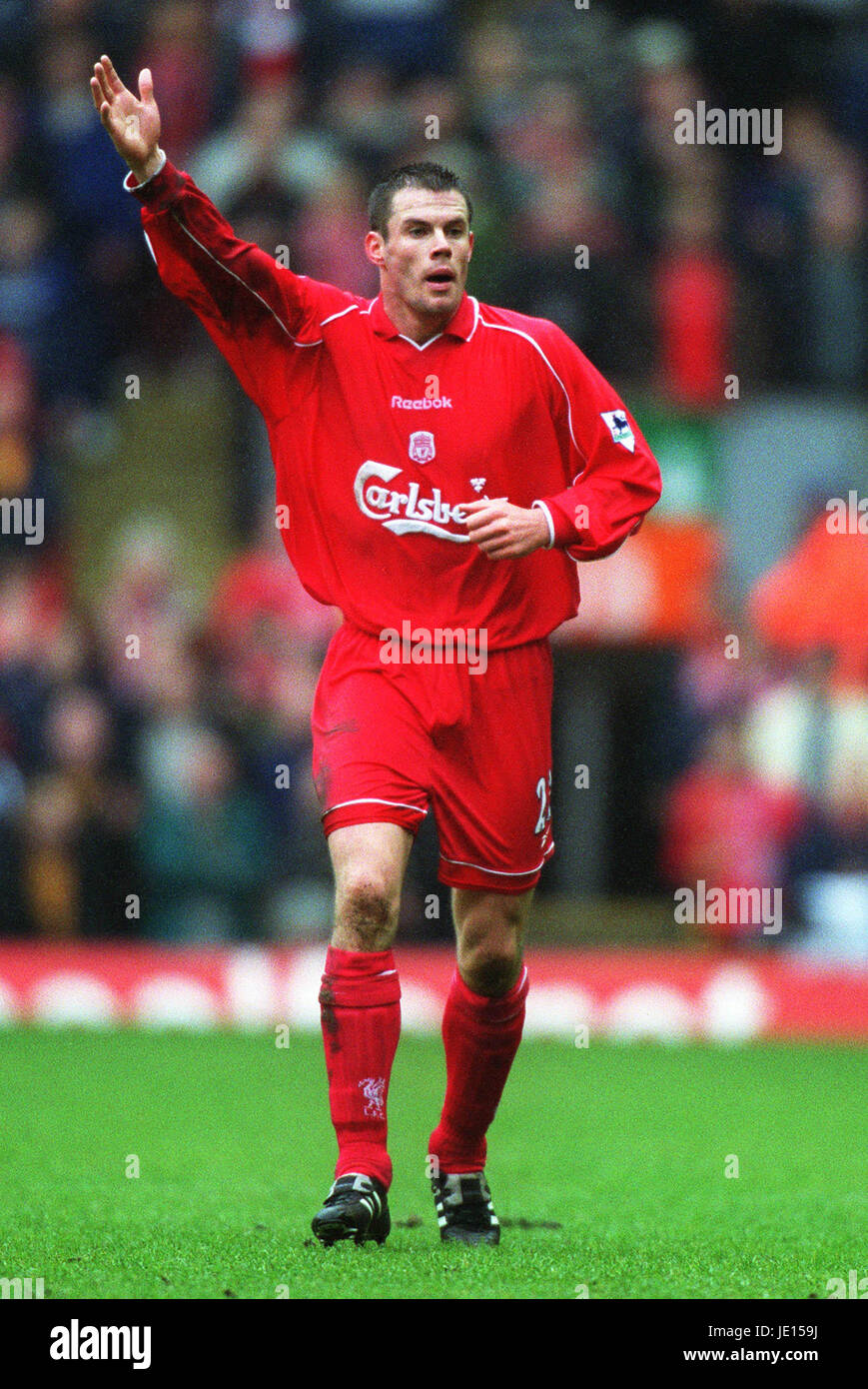 Jamie carragher pointing hi-res stock photography and images - Alamy