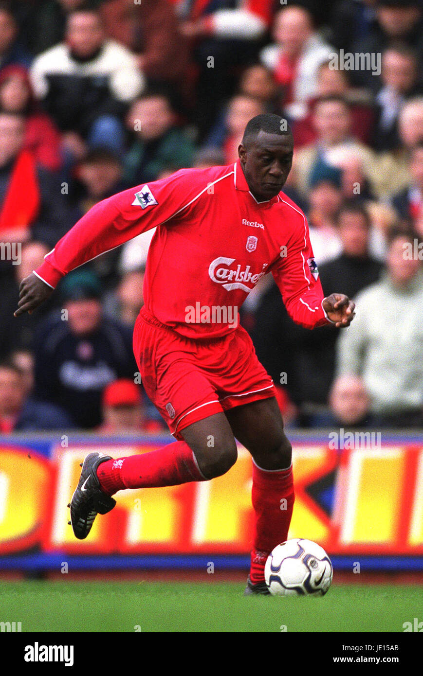 EMILE HESKEY LIVERPOOL FC ANFIELD LIVERPOOL ENGLAND 31 March 2001 Stock ...