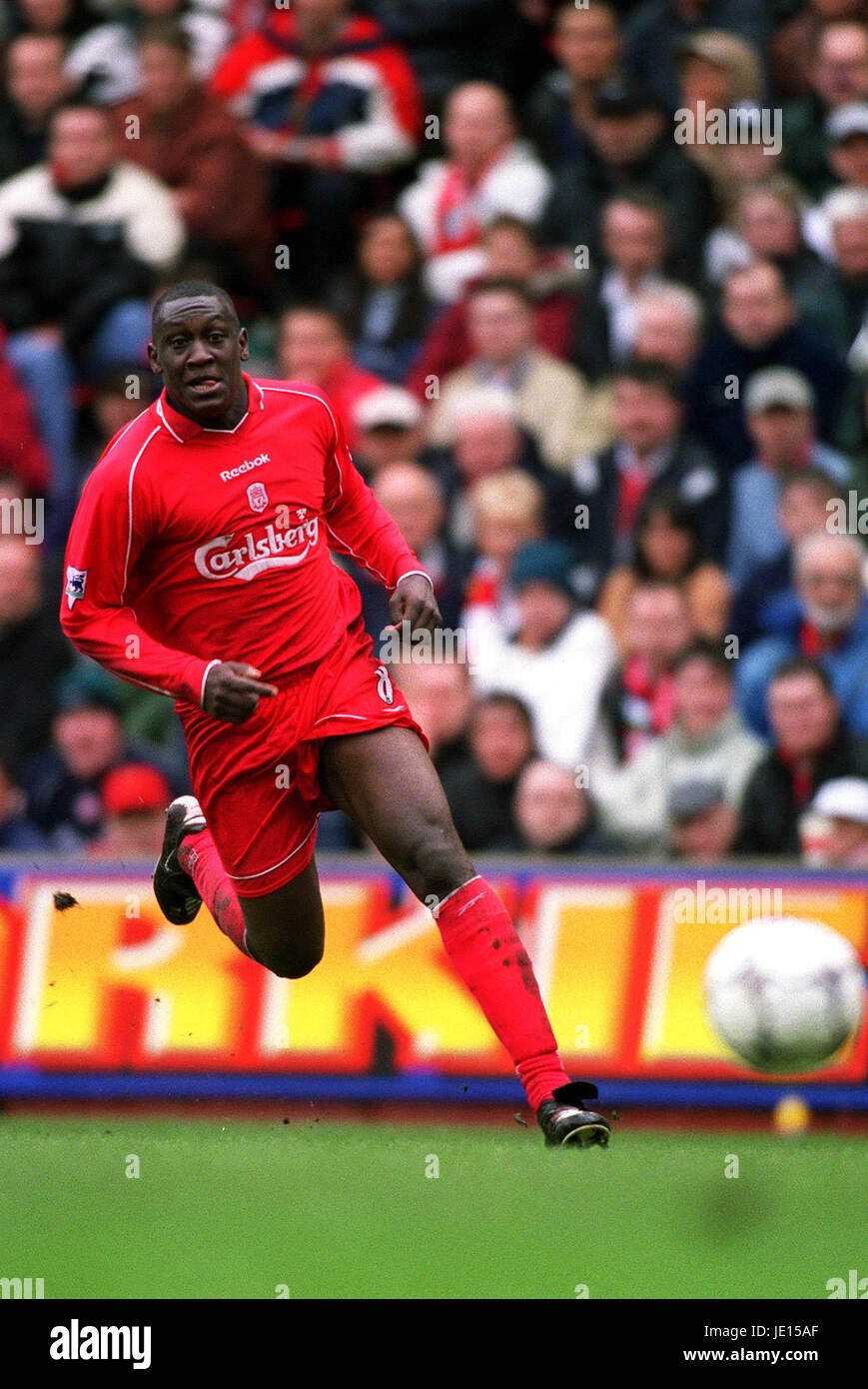 EMILE HESKEY LIVERPOOL FC ANFIELD LIVERPOOL ENGLAND 31 March 2001 Stock ...
