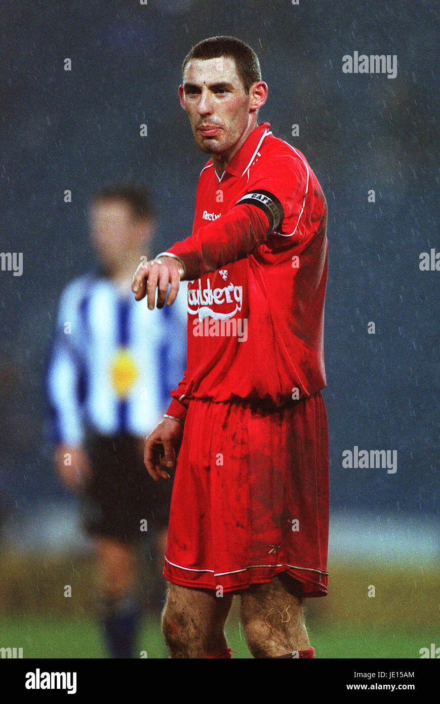 STEVEN WRIGHT LIVERPOOL FC HILLSBOROUGH SHEFFIELD 27 March 2001 Stock ...