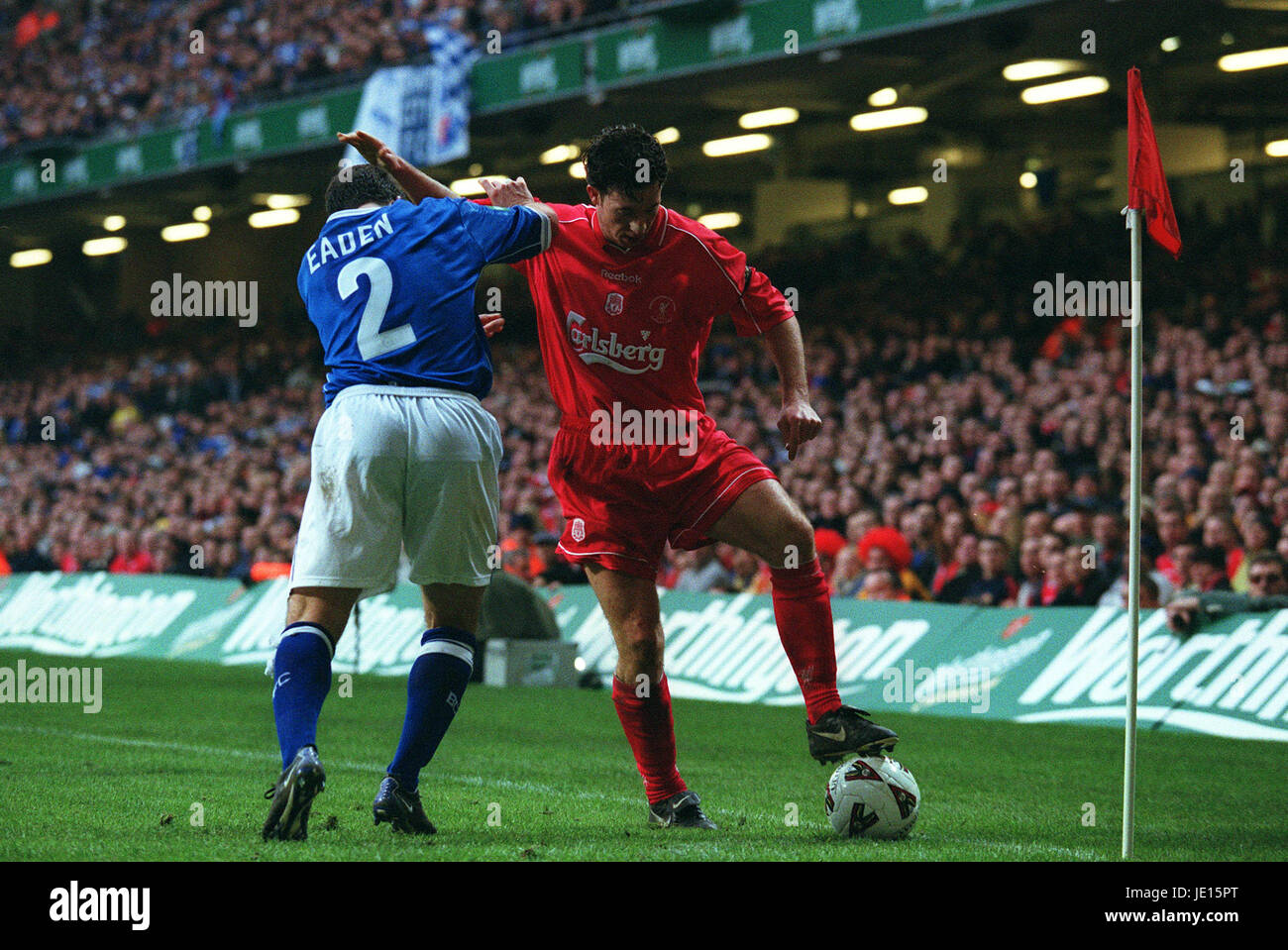ROBBIE FOWLER & NICKY EADEN WORTHINGTON CUP FINAL MILLENNIUM STADIUM ...