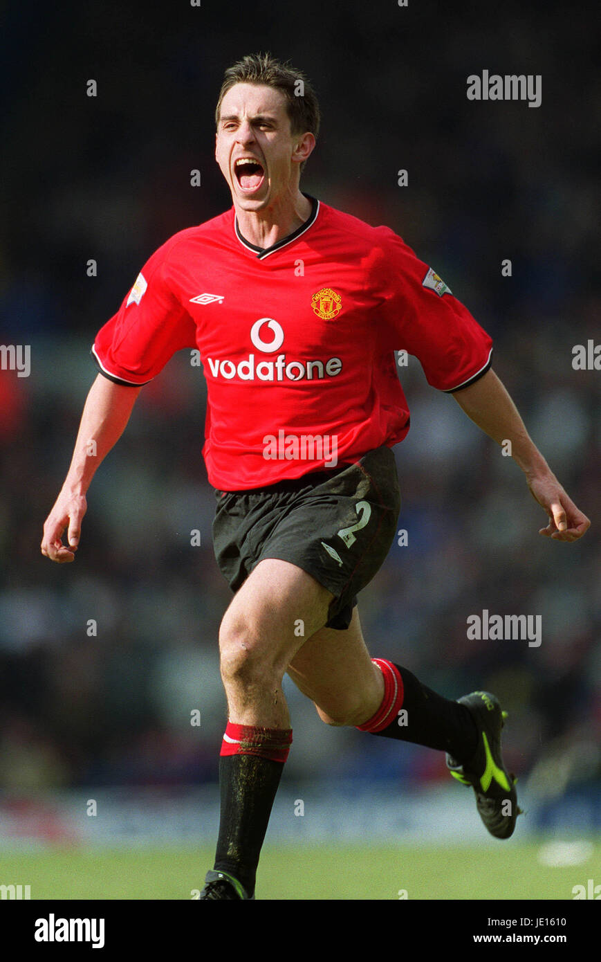 GARY NEVILLE MANCHESTER UNITED FC ELLAND ROAD LEEDS ENGLAND 03 March ...