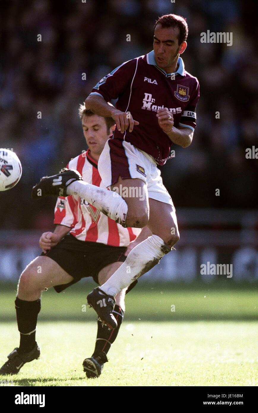 PAOLO DI CANIO WEST HAM UNITED FC STADIUM OF LIGHT SUNDERLAND ENGLAND ...