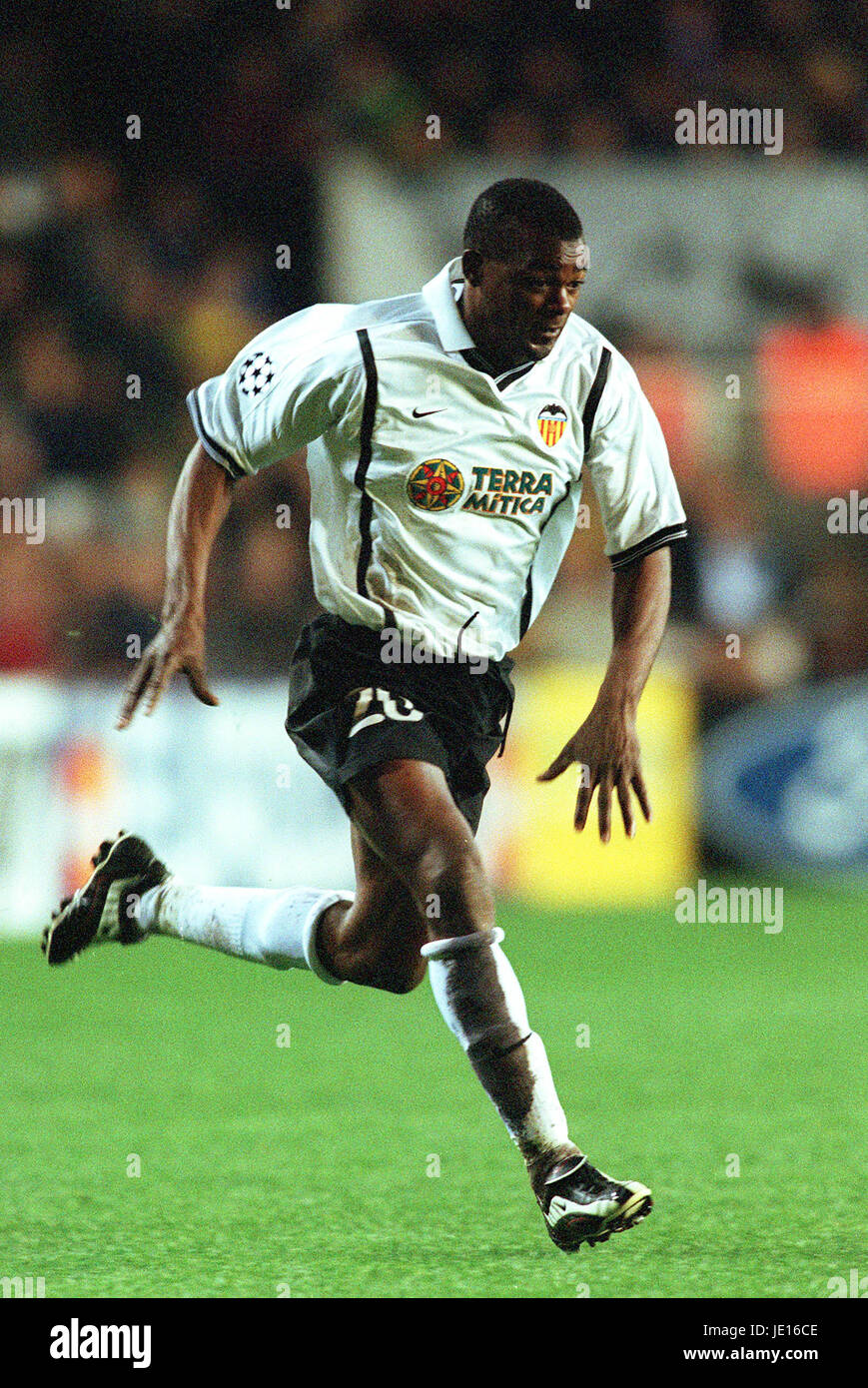 JOCELYN ANGLOMA VALENCIA CF MESTALLA VALENCIA SPAIN 14 February 2001 ...