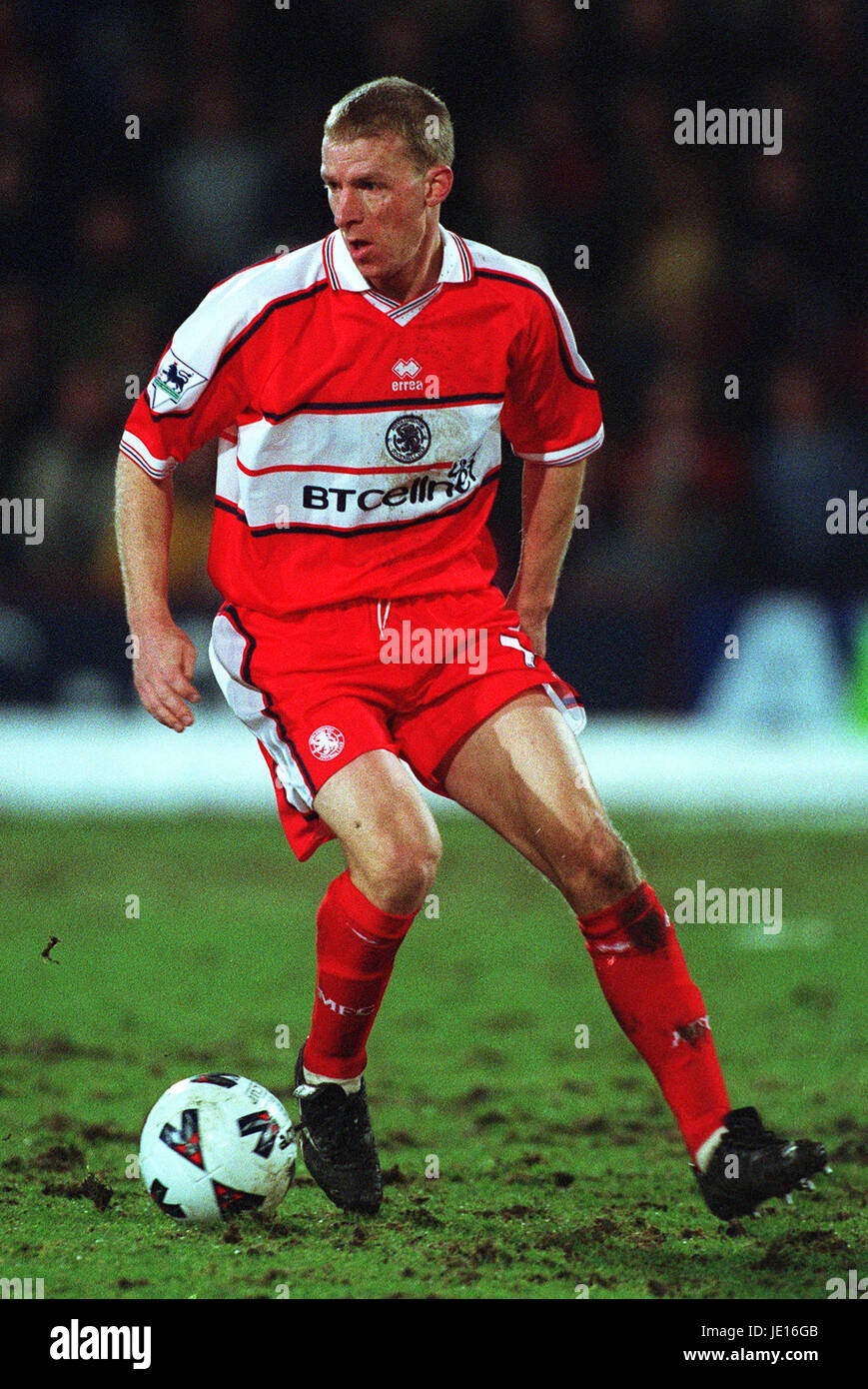 ROBBIE MUSTOE MIDDLESBROUGH FC SELHURST PARK LONDON 13 February 2001 ...