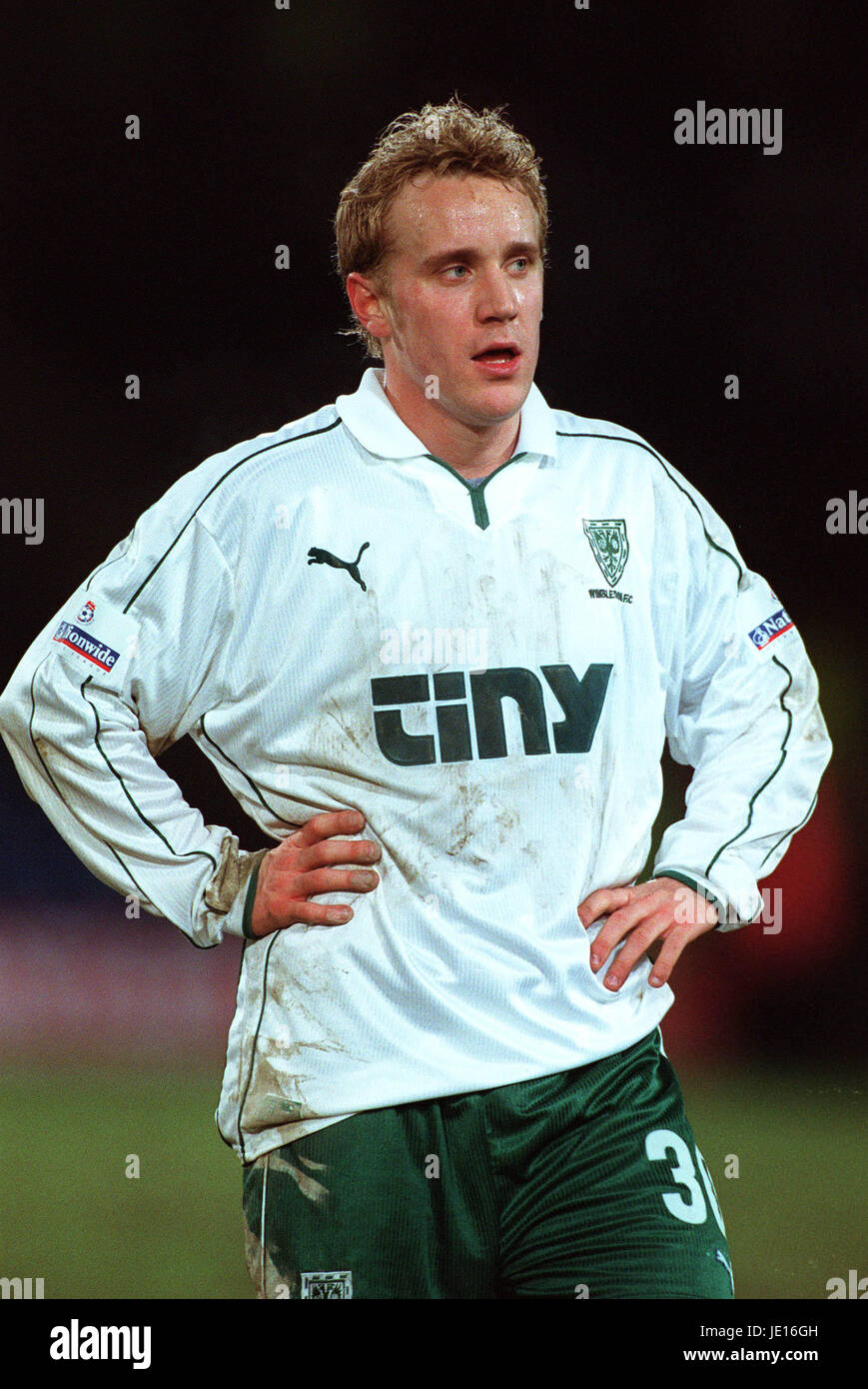 PAR KARLSSON WIMBLEDON FC SELHURST PARK LONDON 13 February 2001 Stock ...