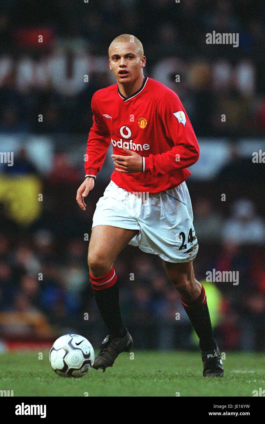 WESLEY BROWN MANCHESTER UNITED FC OLD TRAFFORD MANCHESTER MANCHESTER ...