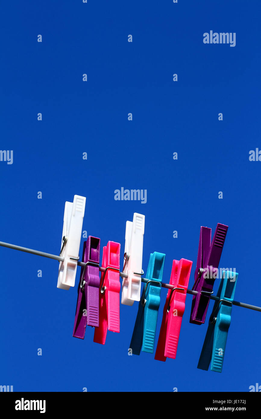 Spring pegs hi-res stock photography and images - Alamy