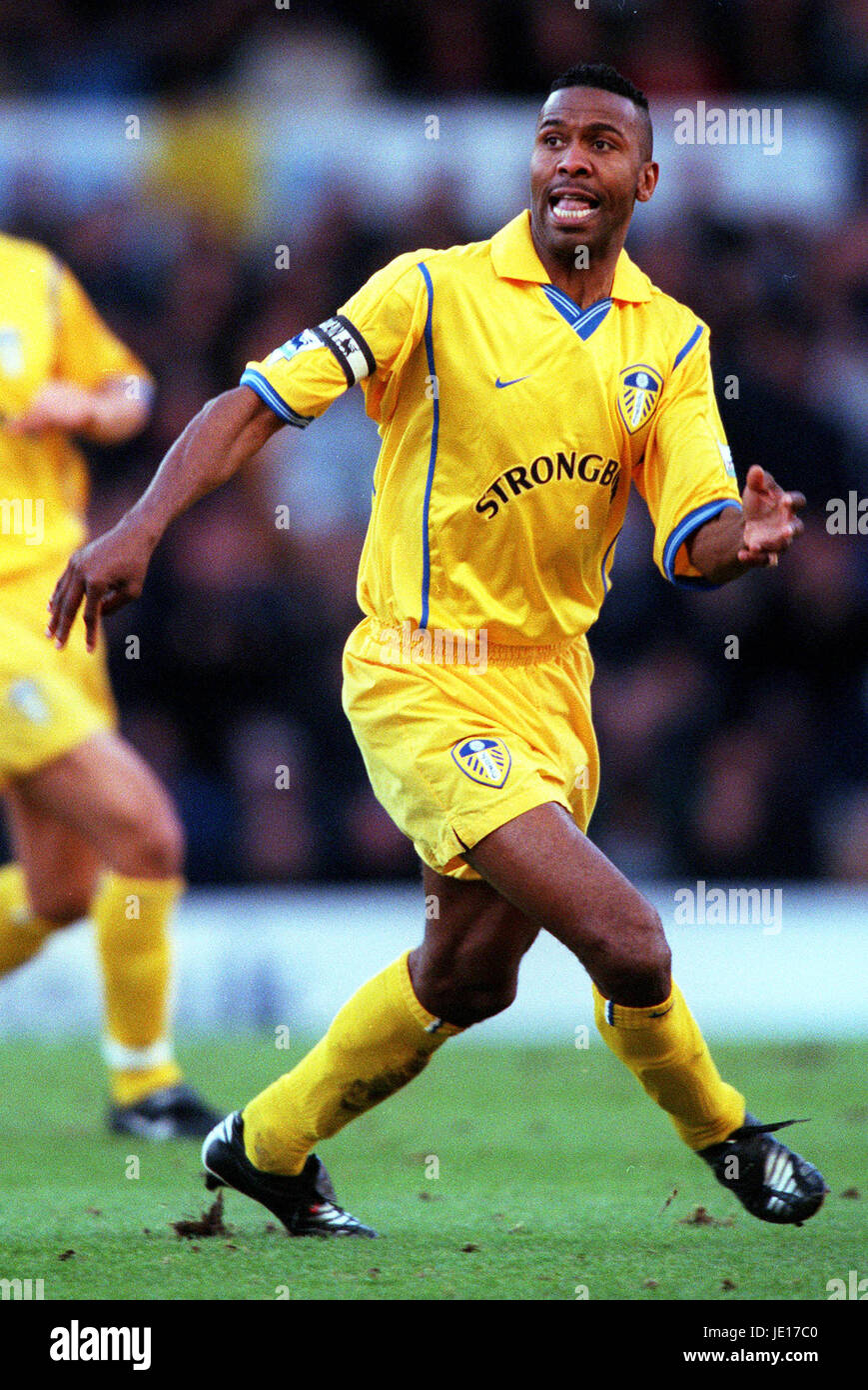 LUCAS RADEBE LEEDS UNITED FC MAINE ROAD MANCHESTER ENGLAND 13 January ...