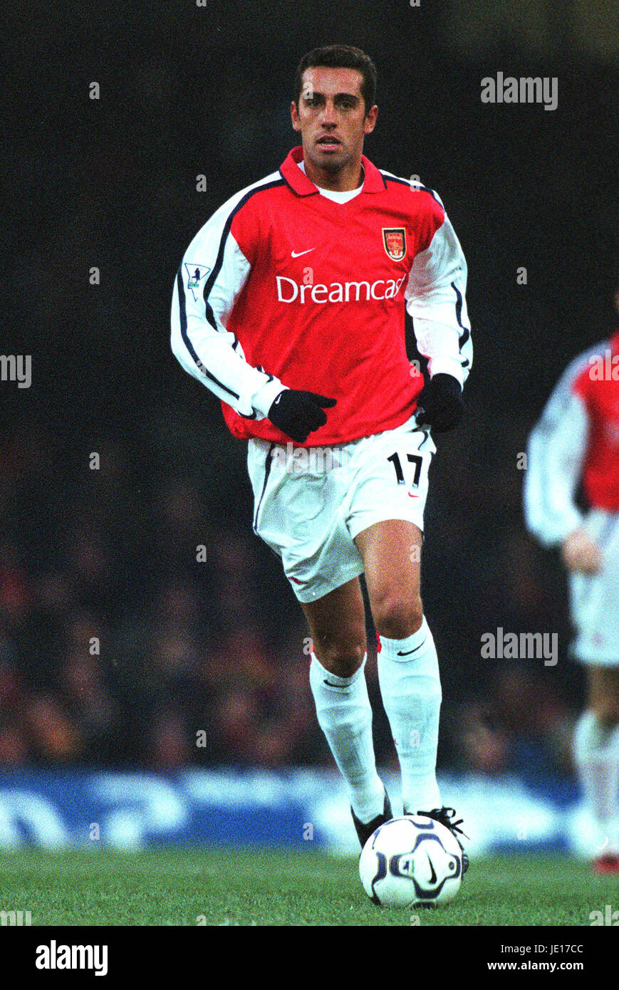 EDU ARSENAL FC FILBERT STREET LEICESTER ENGLAND 20 January 2001 Stock ...