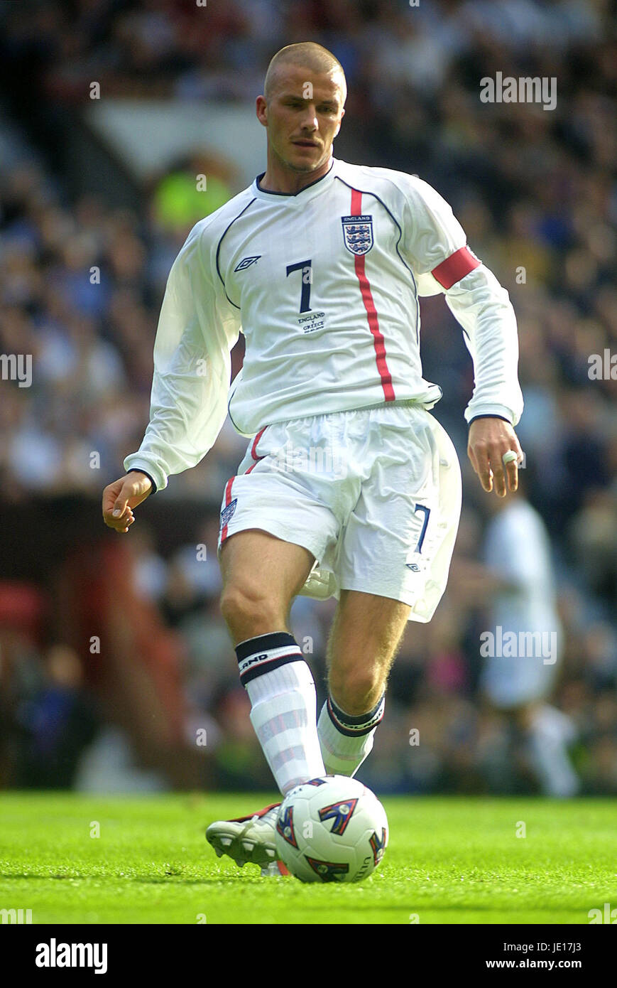 DAVID BECKHAM ENGLAND & MANCHESTER UTD FC OLD TRAFFORD MANCHESTER 06 ...