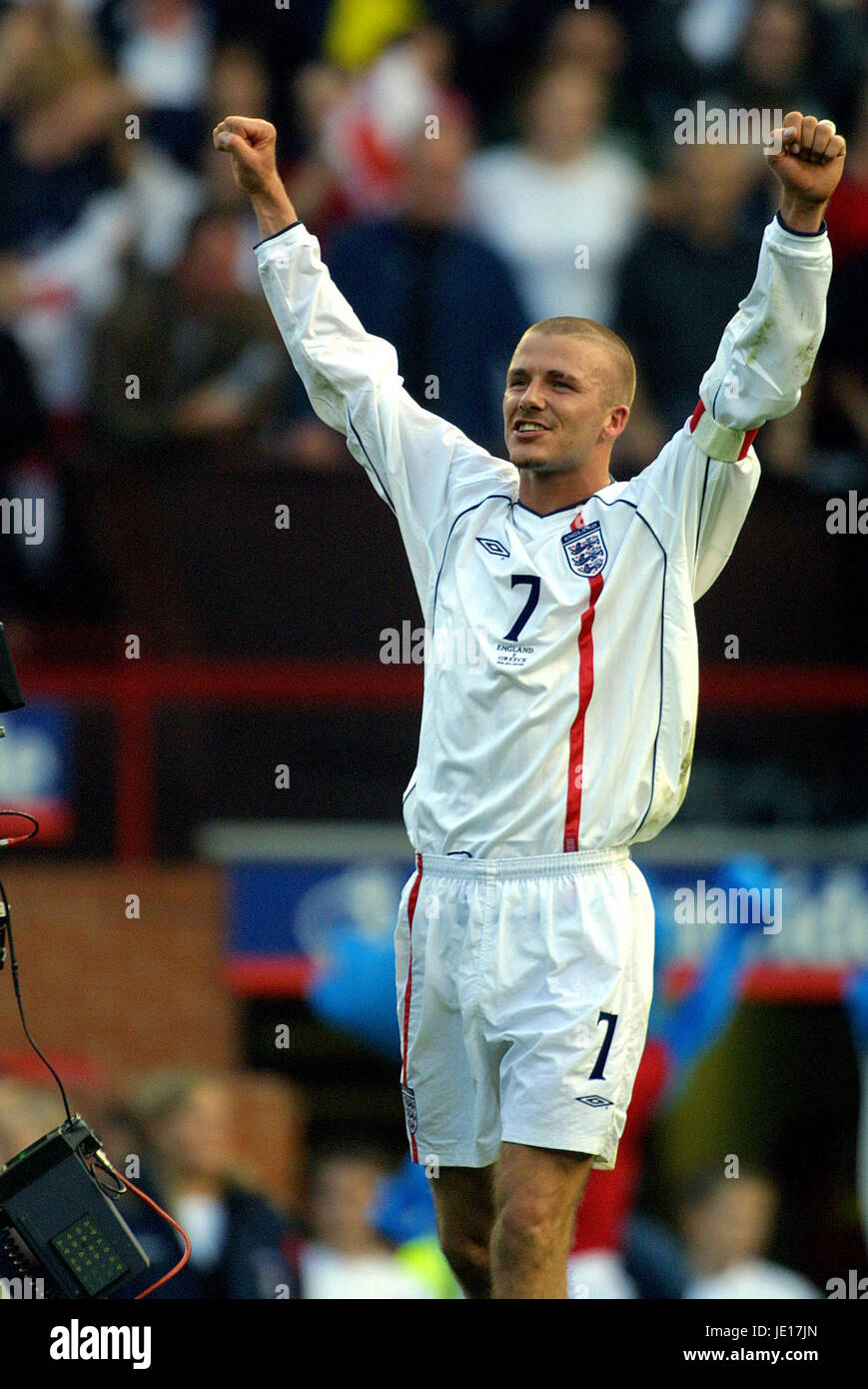 Manchester england greece beckham hi-res stock photography and images ...
