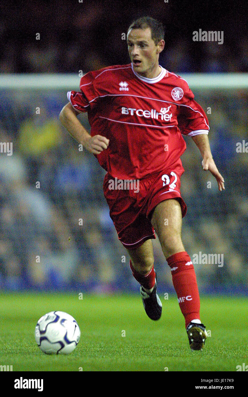 ALLAN JOHNSTON MIDDLESBROUGH FC FILBERT STREET LEICESTER 17 September ...