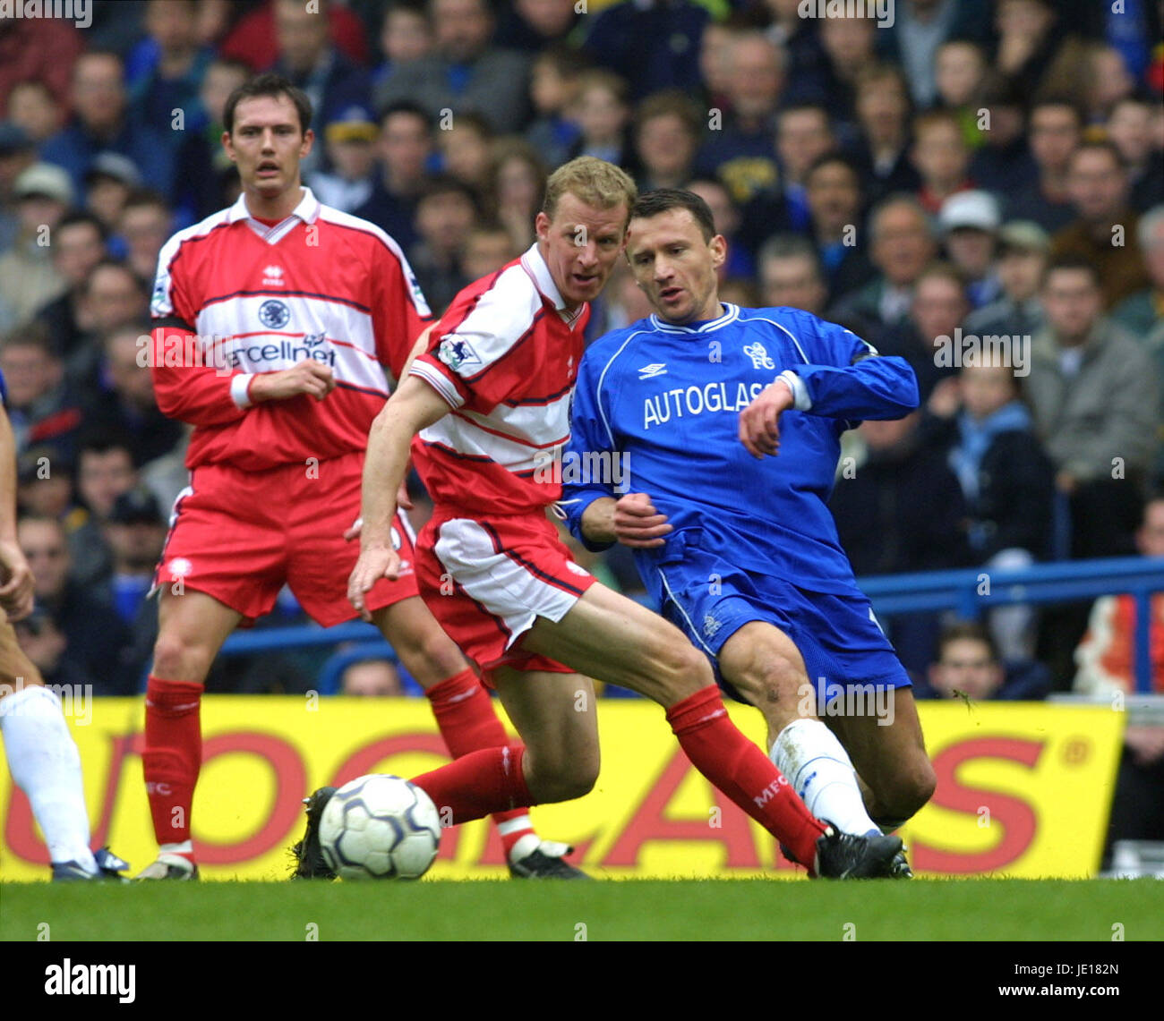 ROBBIE MUSTOE & MARIO STANIC CHELSEA V MIDDLESBROUGH 31 March 2001 ...