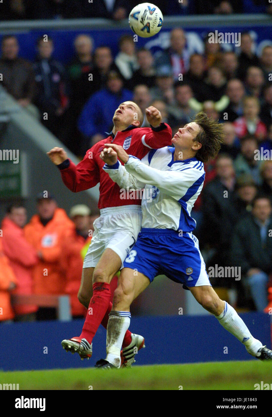DAVID BECKHAM & HARRI YLONEN ENGLAND V FINLAND 24 March 2001 Stock ...