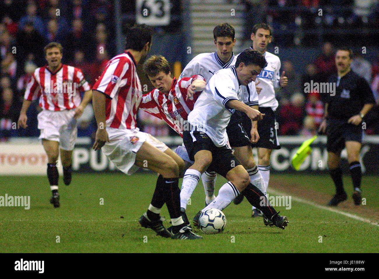 STEFAN SCHWARZ STEFANO ERANIO DERBY COUNTY V SUNDERLAND 03 February ...