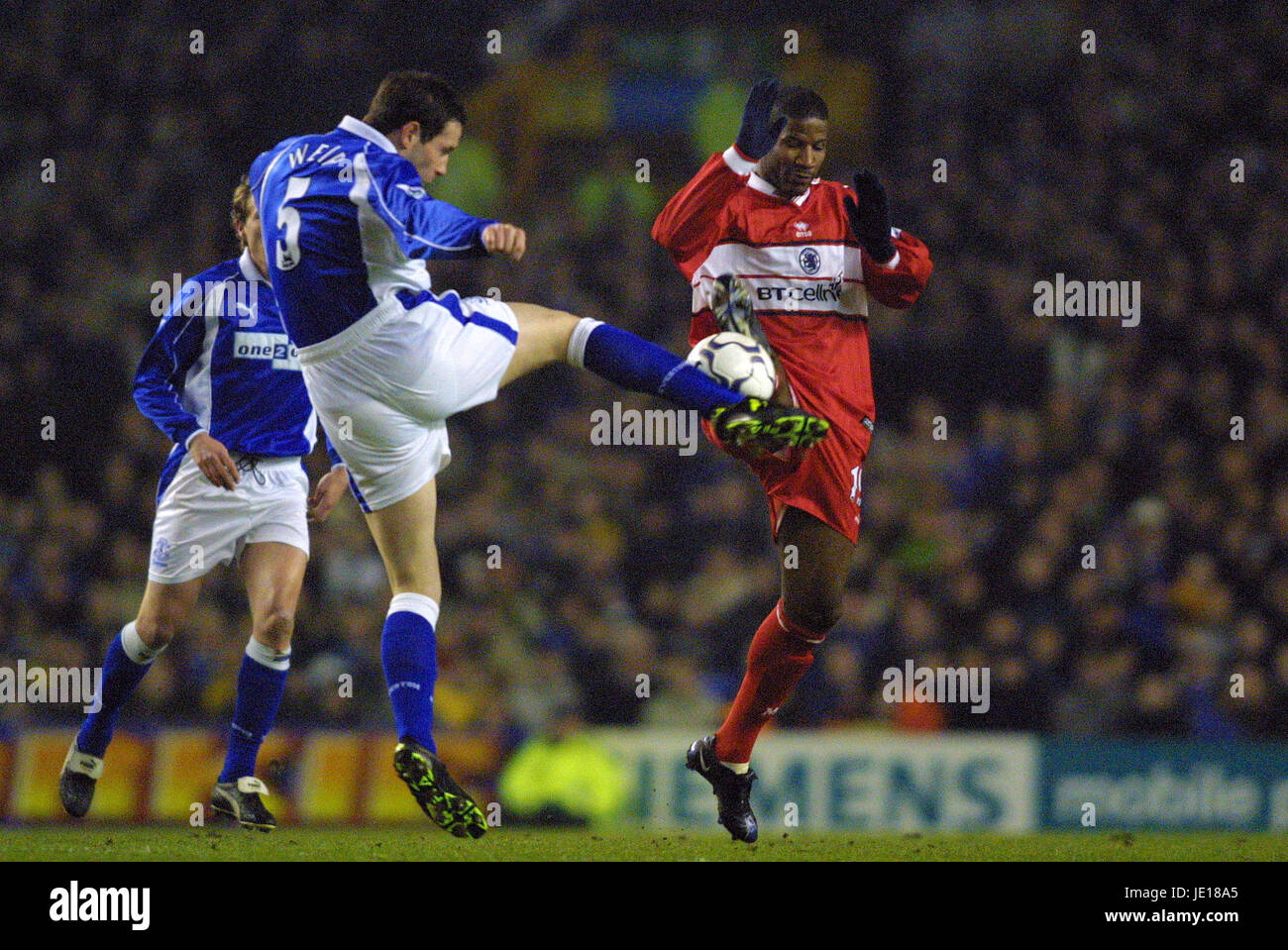 DAVID WEIR & HAMILTON RICARD EVERTON V MIDDLESBROUGH 31 January 2001 ...