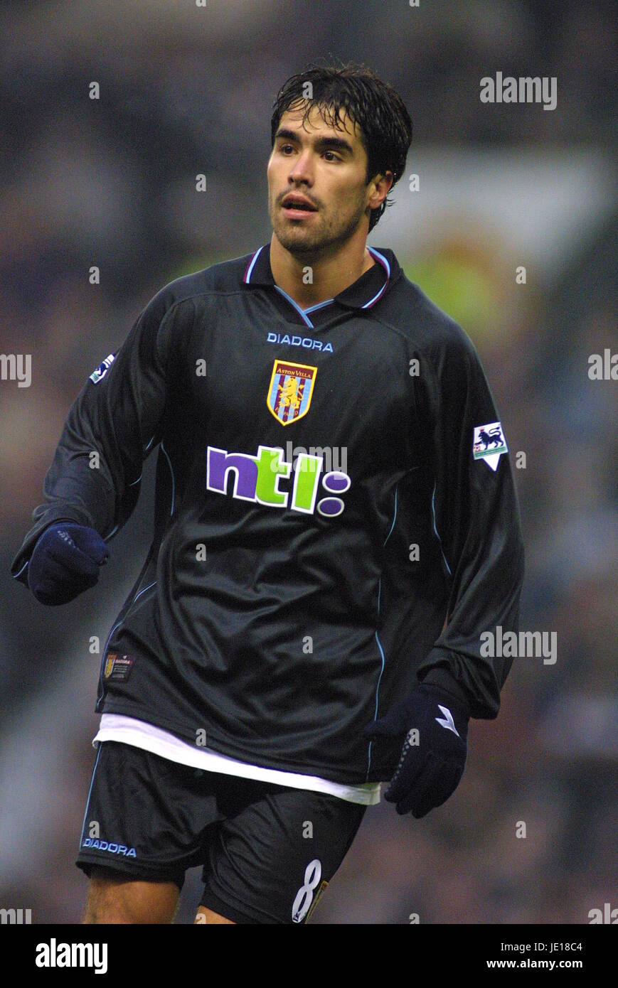 JUAN PABLO ANGEL ASTON VILLA FC 20 January 2001 Stock Photo - Alamy