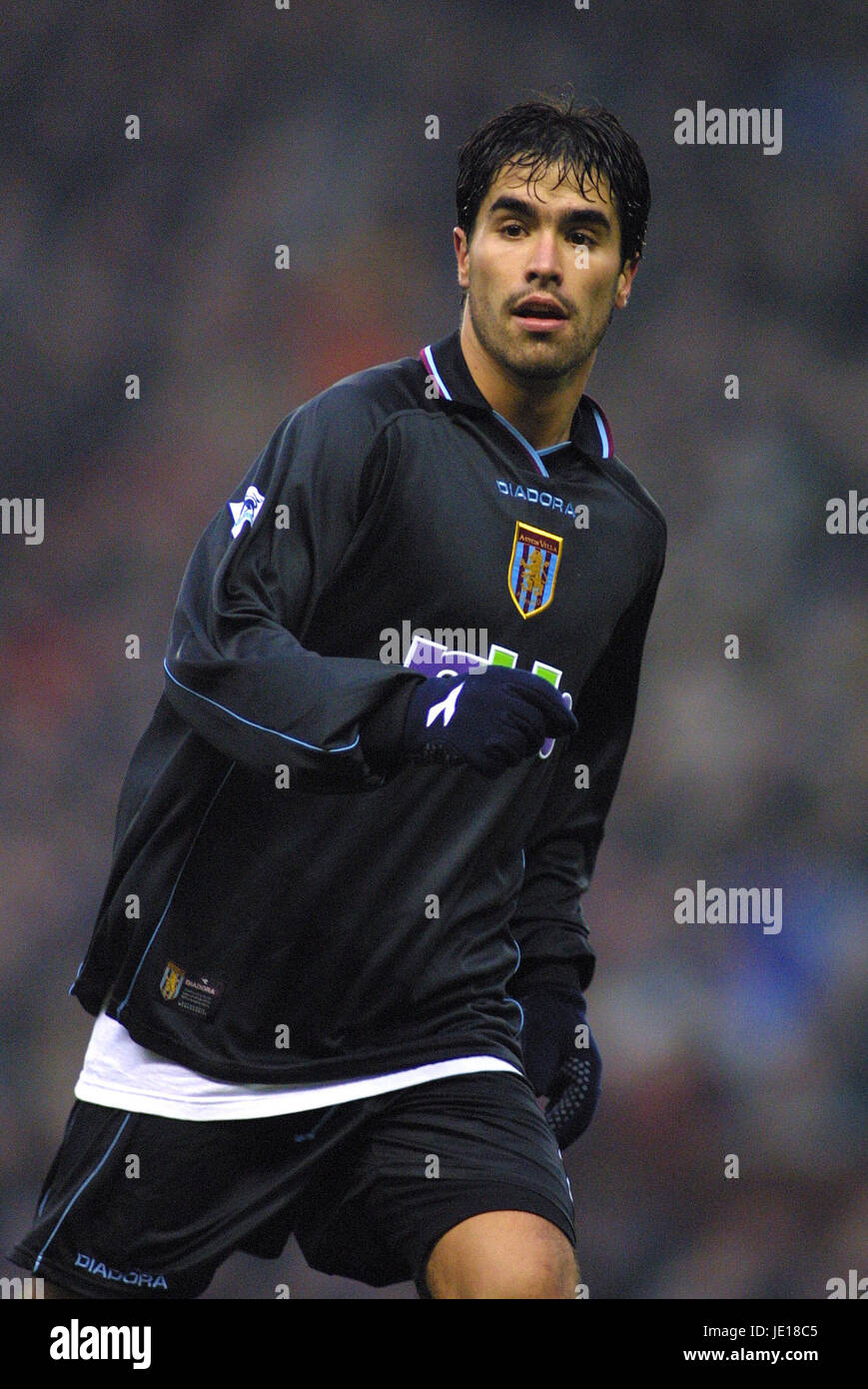 JUAN PABLO ANGEL ASTON VILLA FC 20 January 2001 Stock Photo - Alamy