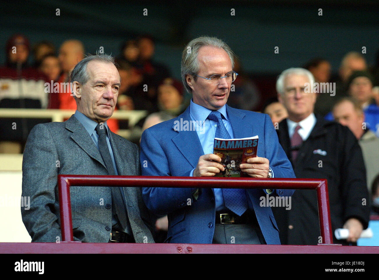 TORD GRIP SVEN GORAN ERIKSSON ENGLAND MANAGER & ASSISTANT 13 January ...