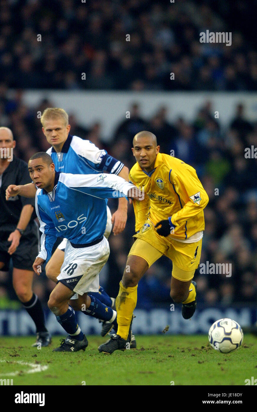 JEFF WHITLEY & OLIVIER DACOURT MANCHESTER CITY V LEEDS UNITED 13 ...
