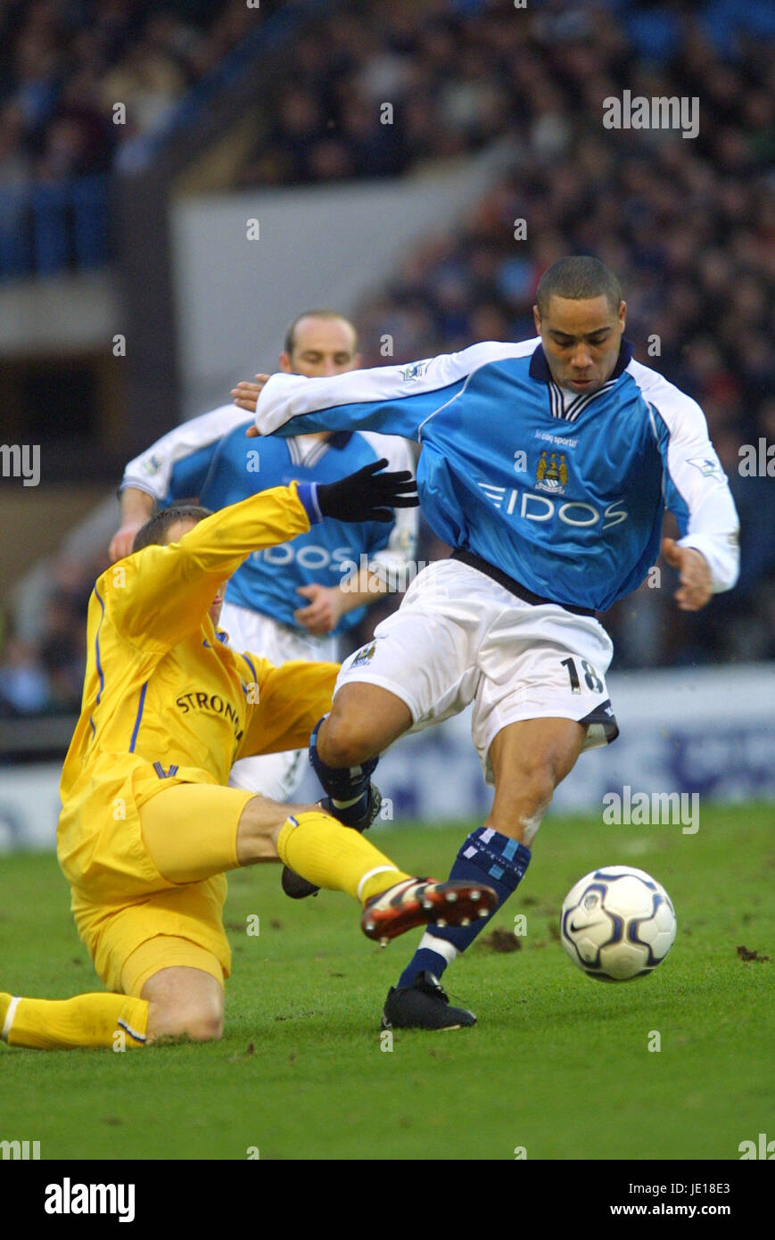 LEE BOWYER & JEFF WHITLEY MANCHESTER CITY V LEEDS UNITED 13 January ...