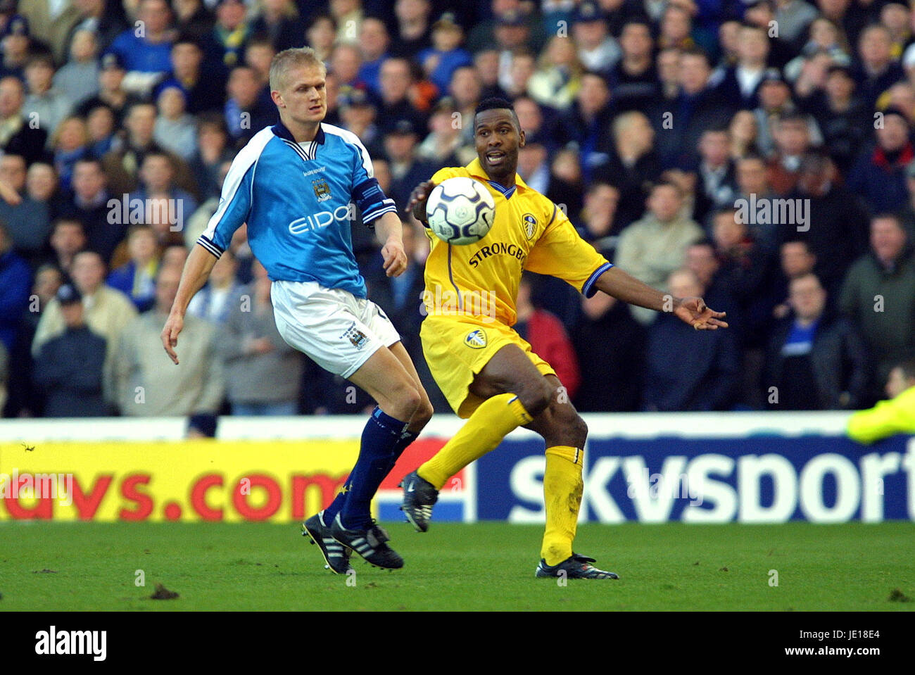 ALF-INGE HAALAND LUCAS RADEBE MANCHESTER CITY V LEEDS UNITED 13 January ...