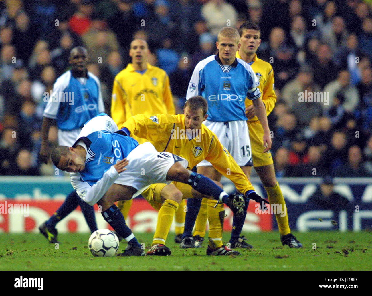 JEFF WHITLEY & LEE BOWYER MANCHESTER CITY V LEEDS UNITED 13 January ...
