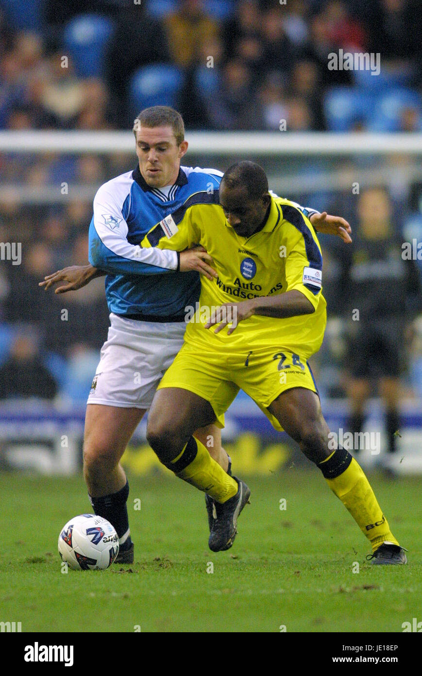 RICHARD DUNNE & DELE ADEBOLA MANCHESTER CITY V BIRMINGHAM C 06 January ...