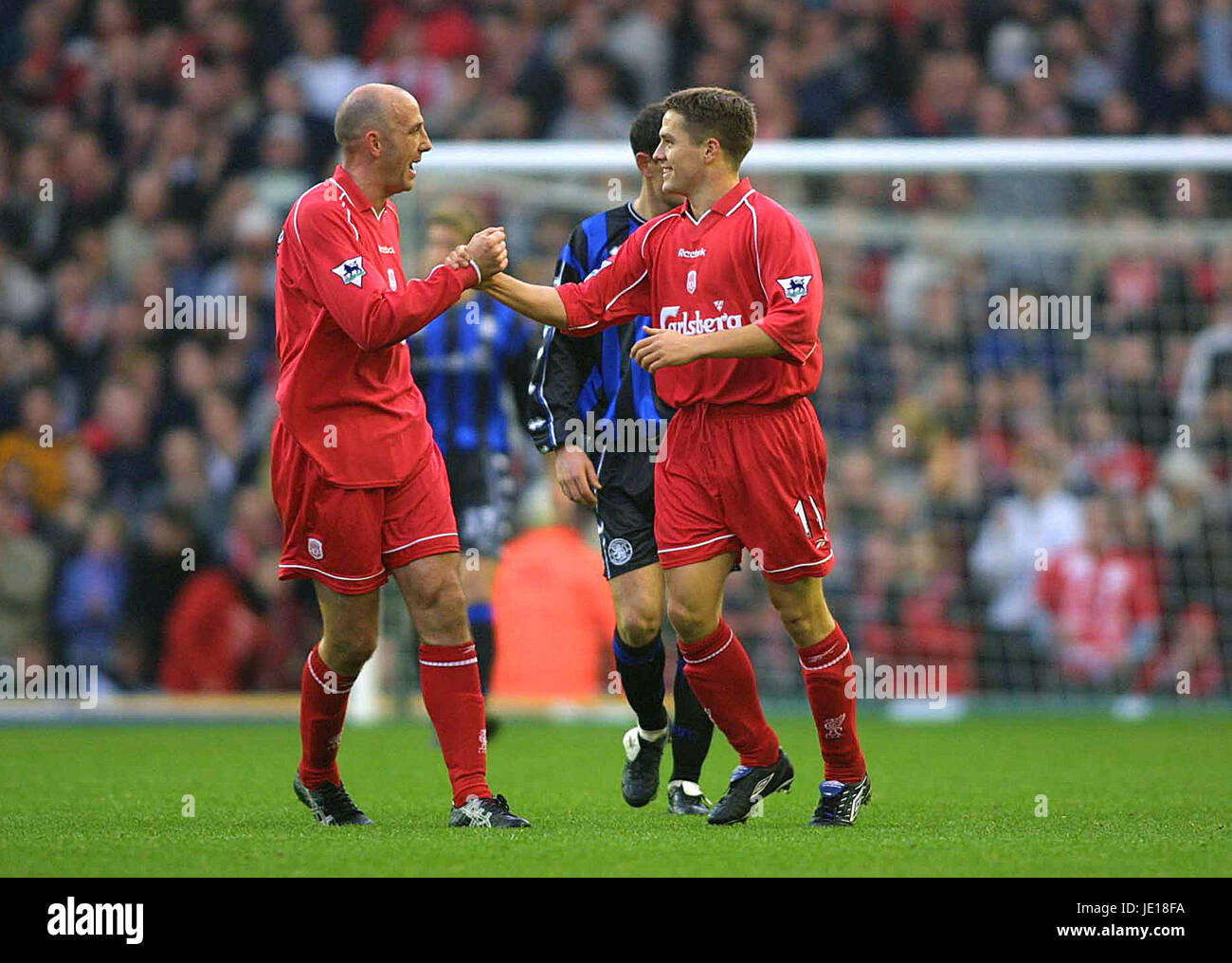 GARY MCCALLISTER MICHAEL OWEN LIVERPOOL V MIDDLESBROUGH ANFIELD ...