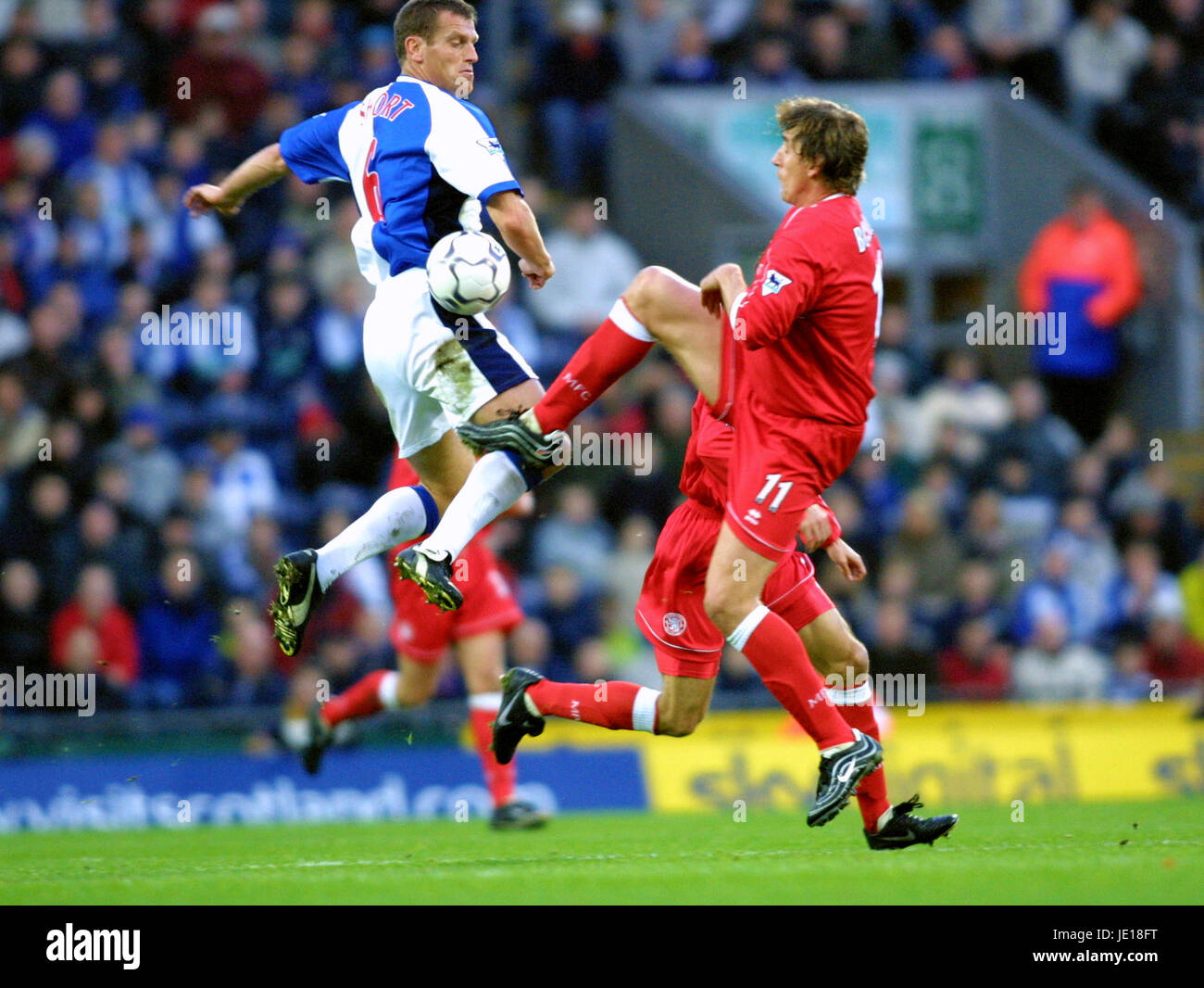 CRAIG SHORT & ALEN BOKSIC BLACKBURN R V MIDDLESBROUGH EWOOD PARK ...