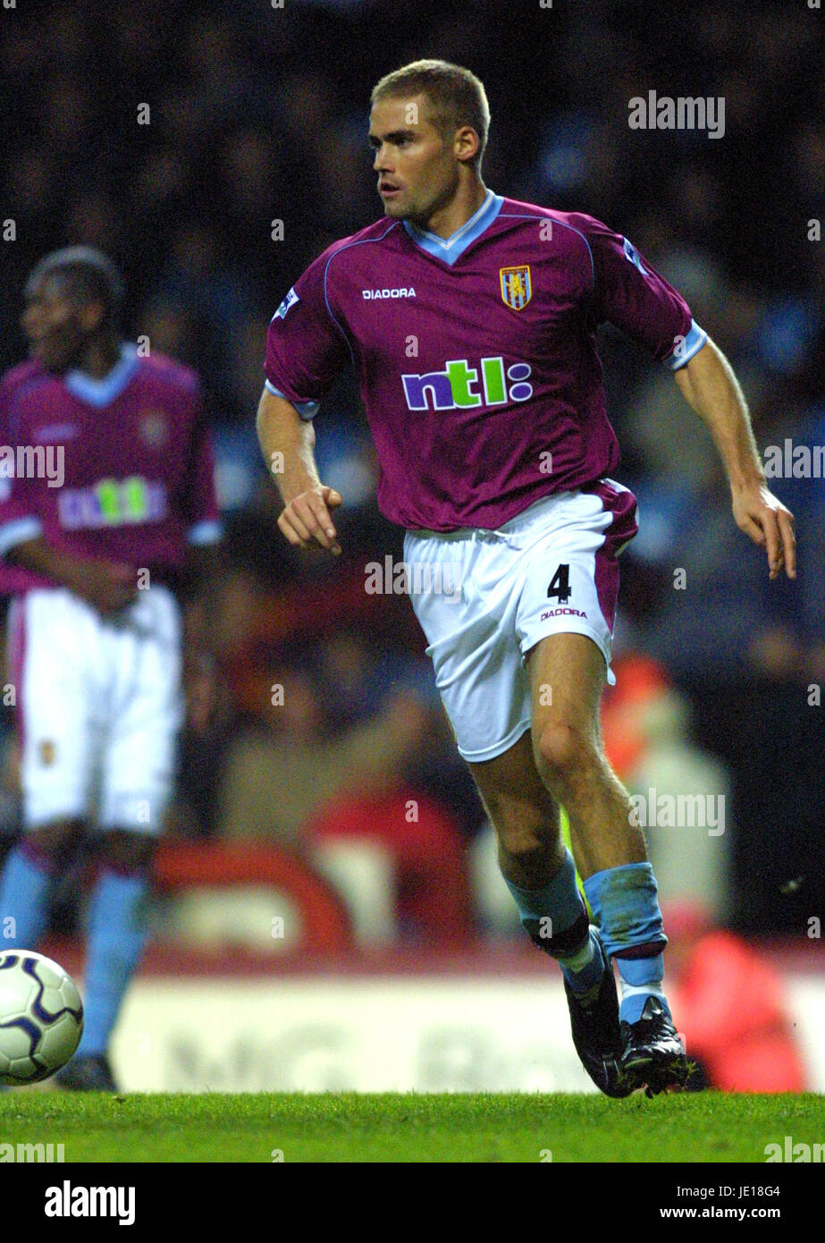 OLOF MELLBERG ASTON VILLA FC VILLA PARK BIRMINGHAM 17 November 2001 ...