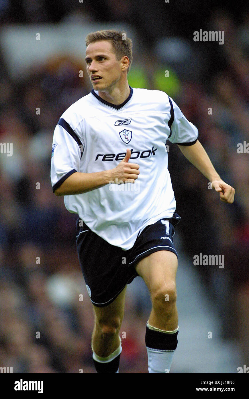 BO HANSEN BOLTON WANDERERS FC OLD TRAFFORD MANCHESTER 20 October 2001 ...