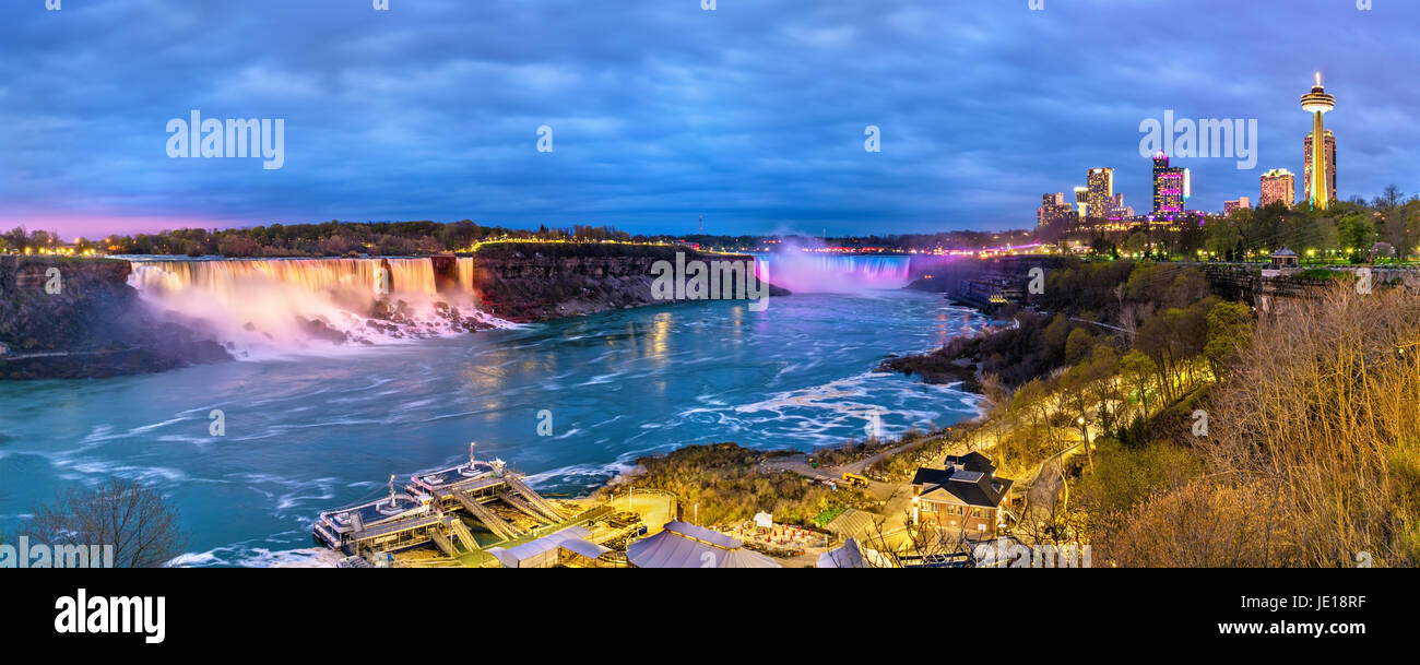 Niagara falls panoramic hi-res stock photography and images - Alamy