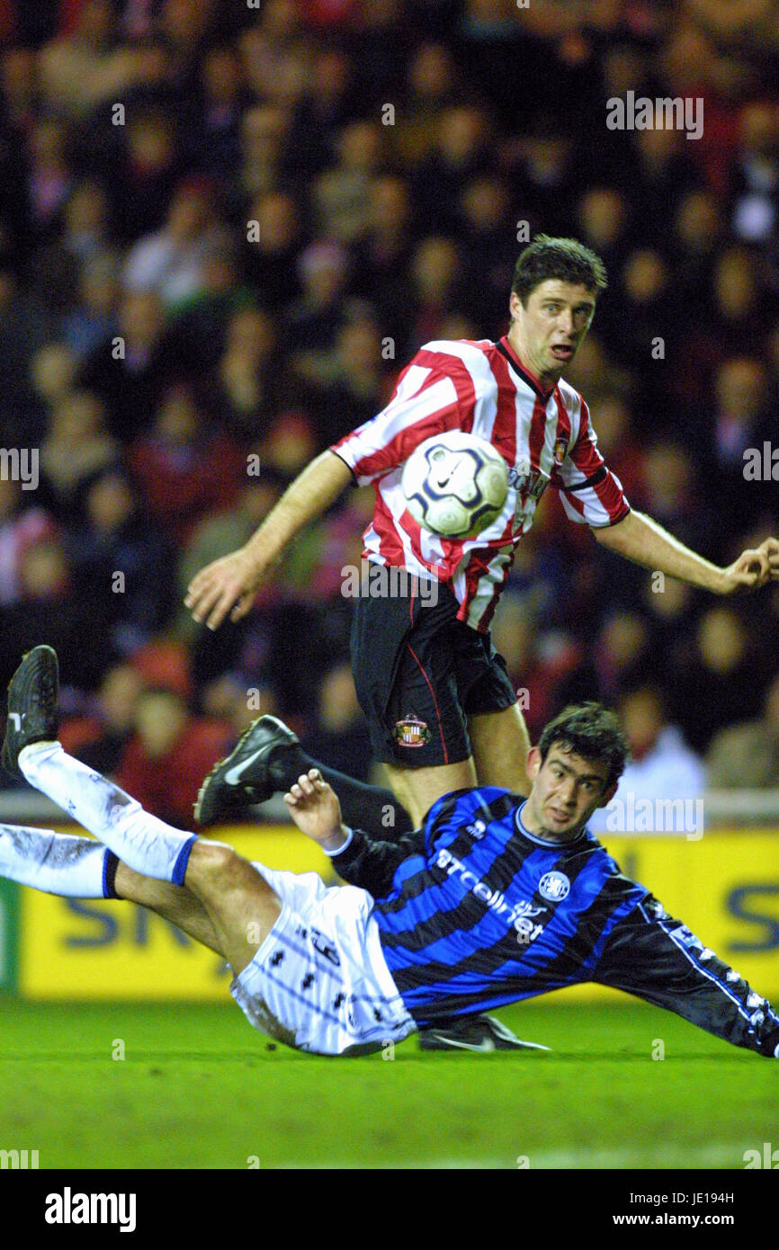 NIALL QUINN & JASON GAVIN SUNDERLAND V MIDDLESBROUGH STADIUM OF LIGHT ...