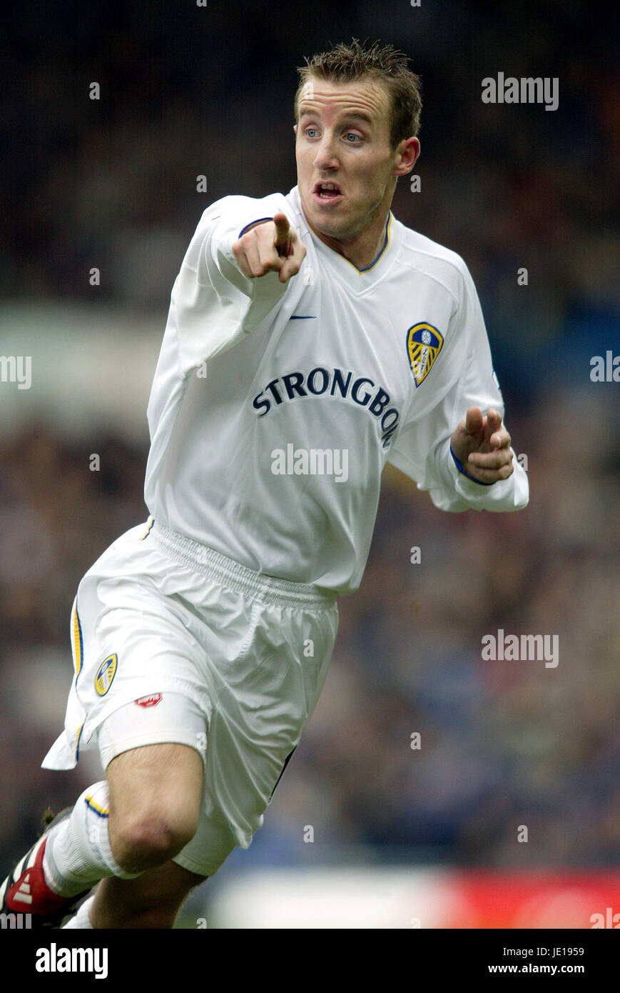 LEE BOWYER LEEDS UNITED FC LEEDS ELLAND ROAD 03 February 2002 Stock ...