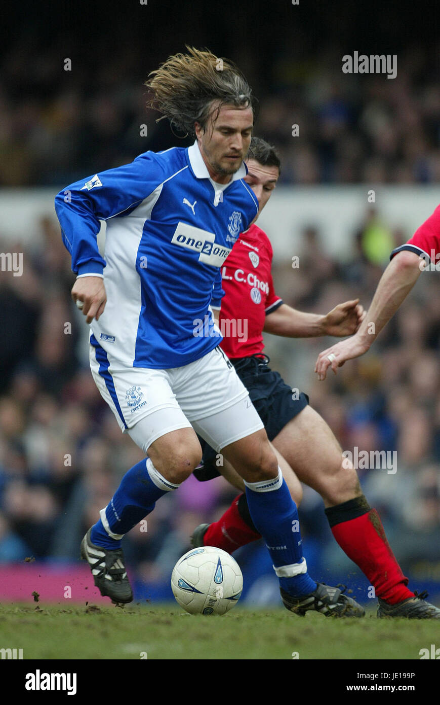 David ginola everton hi-res stock photography and images - Alamy
