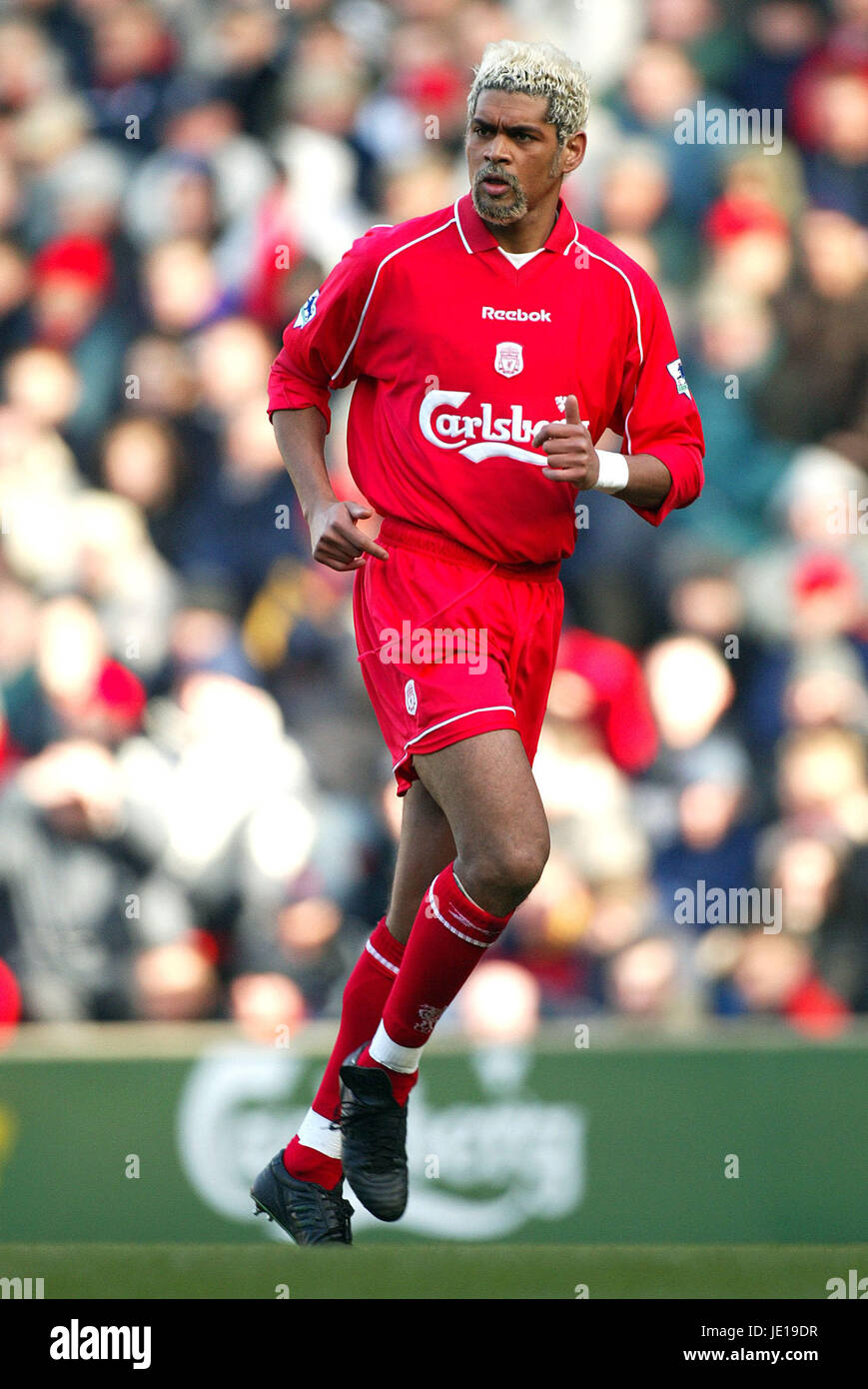 ABEL XAVIER LIVERPOOL FC LIVERPOOL ANFIELD 23 February 2002 Stock Photo ...