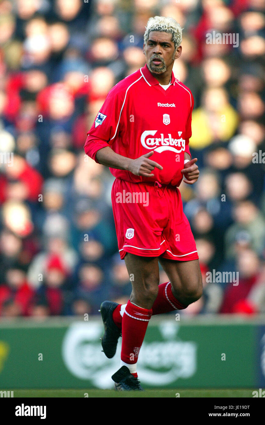 ABEL XAVIER LIVERPOOL FC LIVERPOOL ANFIELD 23 February 2002 Stock Photo ...
