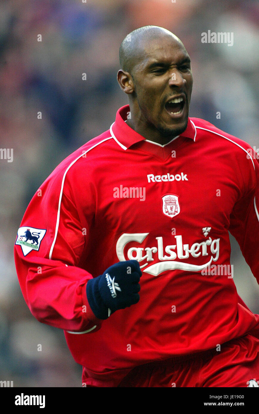 NICOLAS ANELKA LIVERPOOL FC LIVERPOOL ANFIELD 23 February 2002 Stock ...