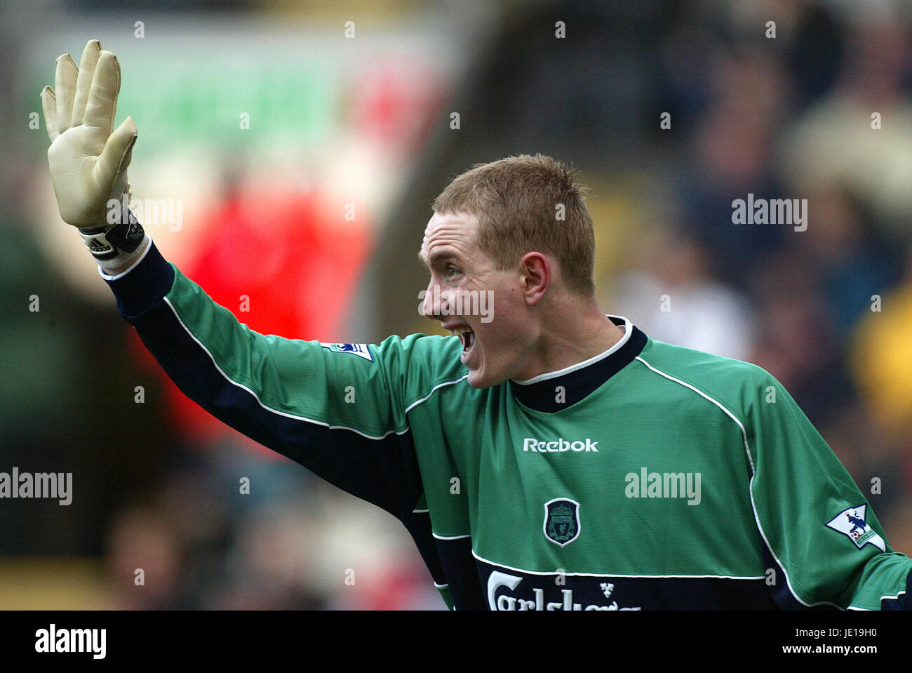 CHRIS KIRKLAND LIVERPOOL FC LIVERPOOL ANFIELD 23 February 2002 Stock ...
