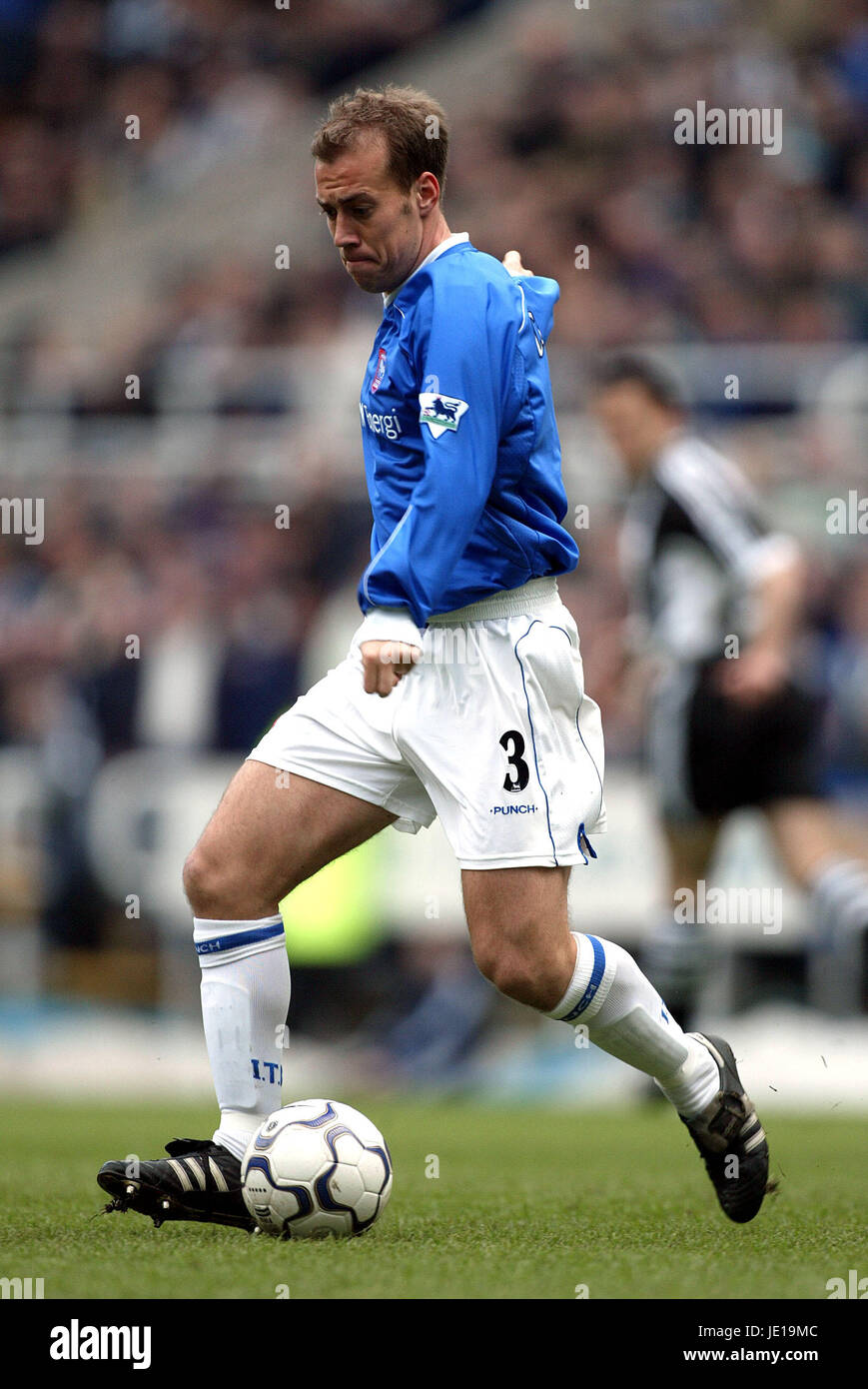JAMIE CLAPHAM IPSWICH TOWN FC ST JAMES PARK NEWCASTLE 16 March 2002 ...