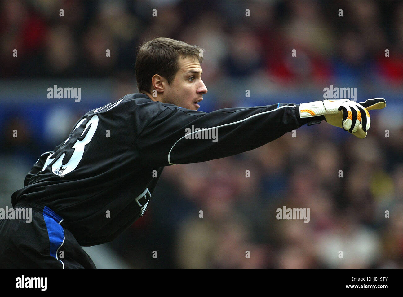 CARLO CUDICINI CHELSEA FC ANFIELD LIVERPOOL 24 March 2002 Stock Photo ...